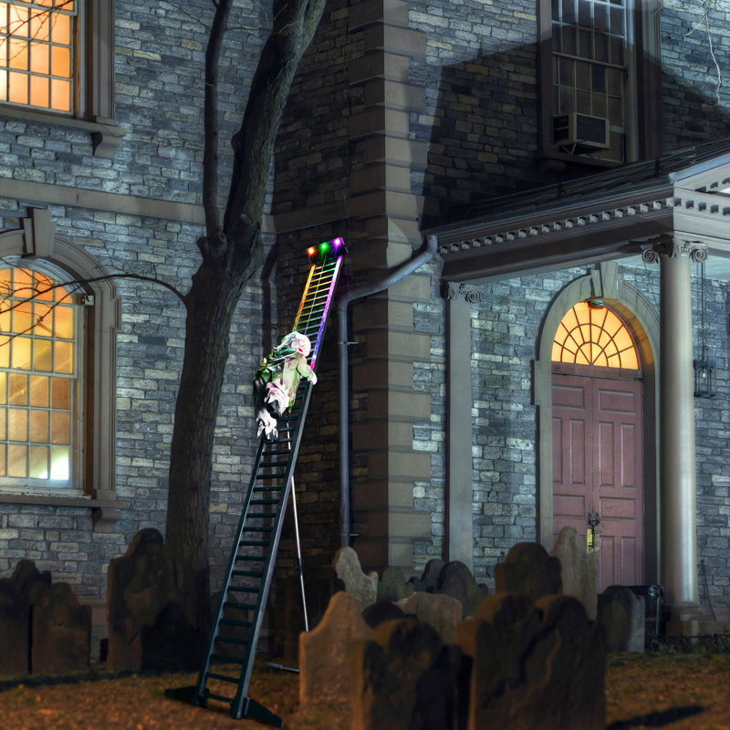 Mr. Halloween 10' Outdoor Climbing Zombie | Wayfair