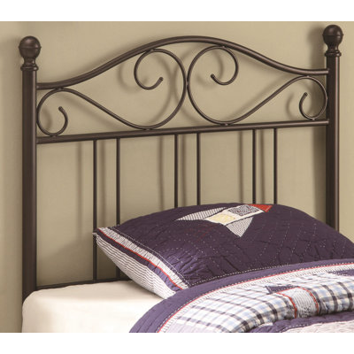 Harriet Bee Shenk Twin Wrought Iron Headboard | Wayfair