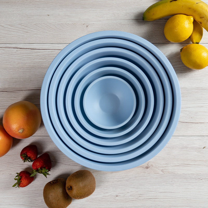 Chef Craft 6 Piece Bamboo Mixing Bowl Set & Reviews | Wayfair