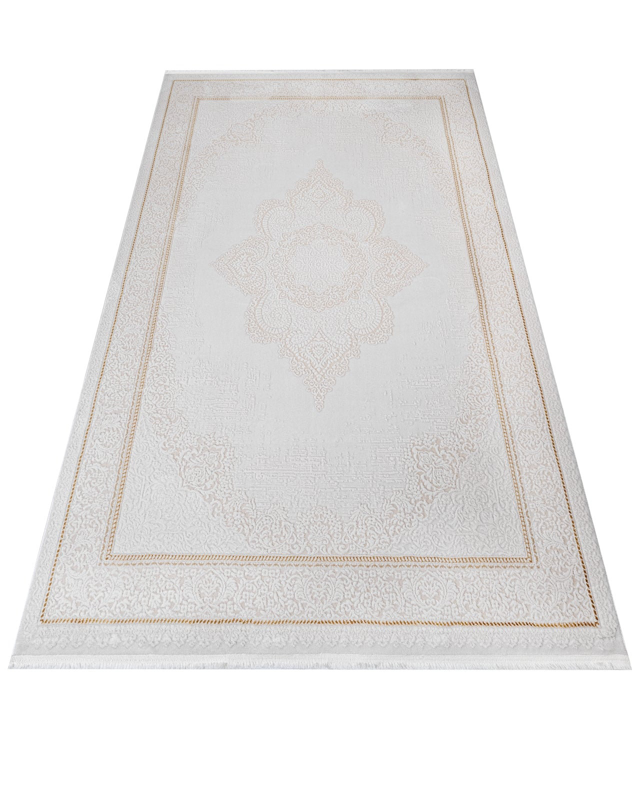 Darby Home Co Aliceson Cream Oriental Acrylic Machine Made Area Rug ...