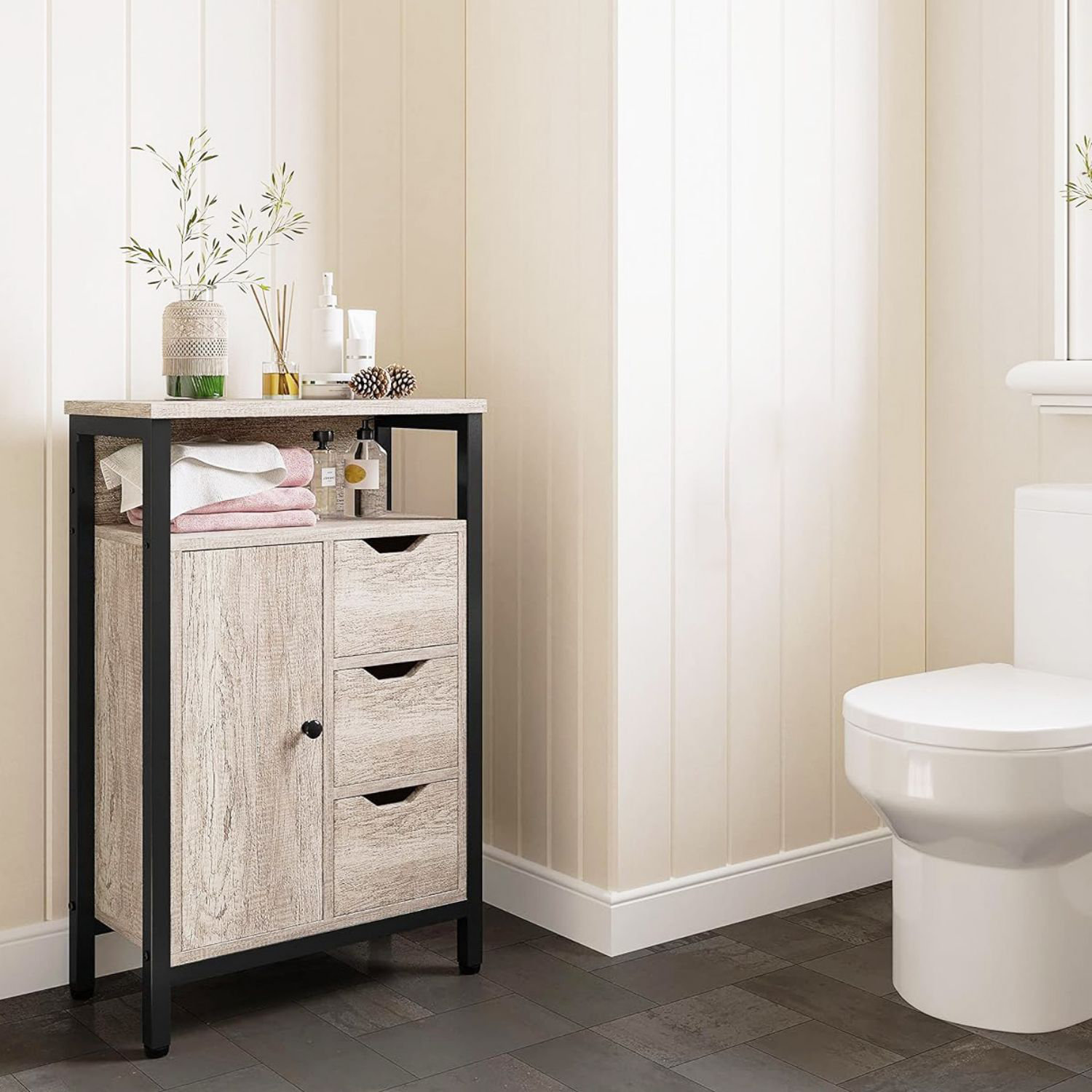 Ameriwood Armoire de salle de bain autoportante Color - Wayfair Canada