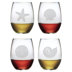Highland Dunes Vale 21oz. Wine Glass Set & Reviews | Wayfair