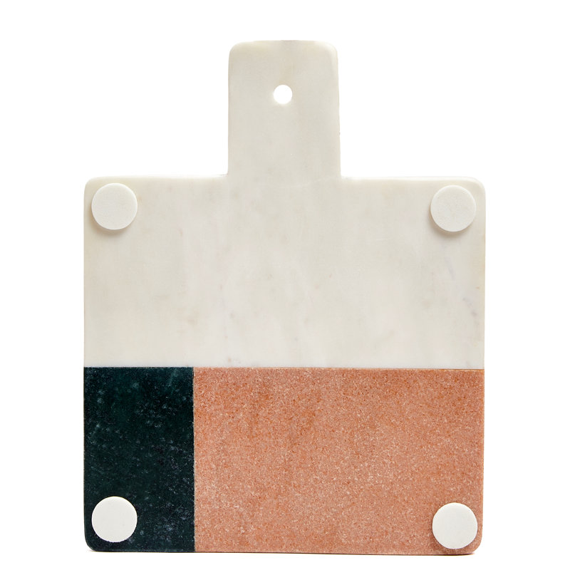 Lexi Home Timeless Kitchen Collection Coastal 3 Tone Marble Charcuterie ...