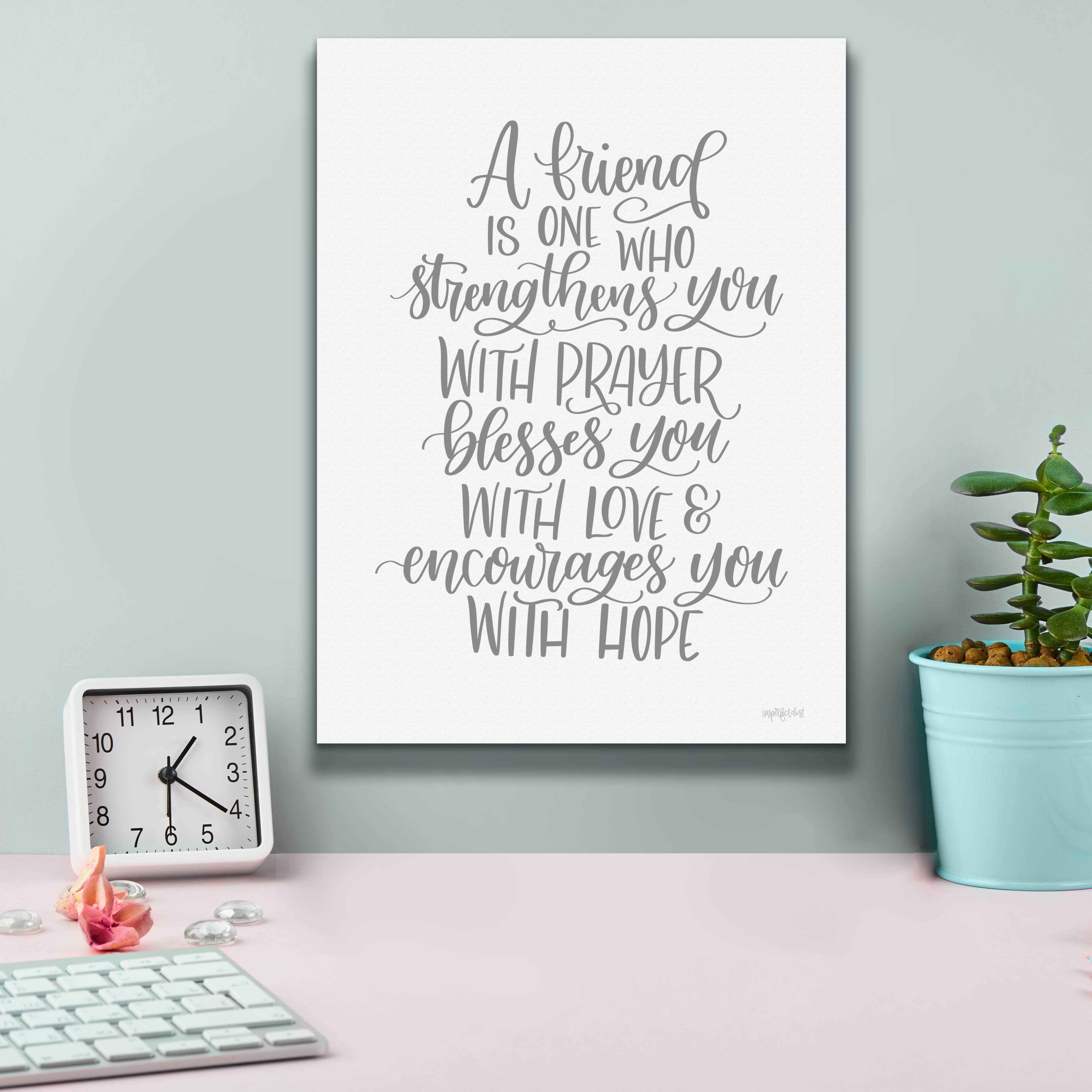 Trinx Epic Graffiti 'A Friend' by Imperfect Dust, Canvas Wall Art | Wayfair