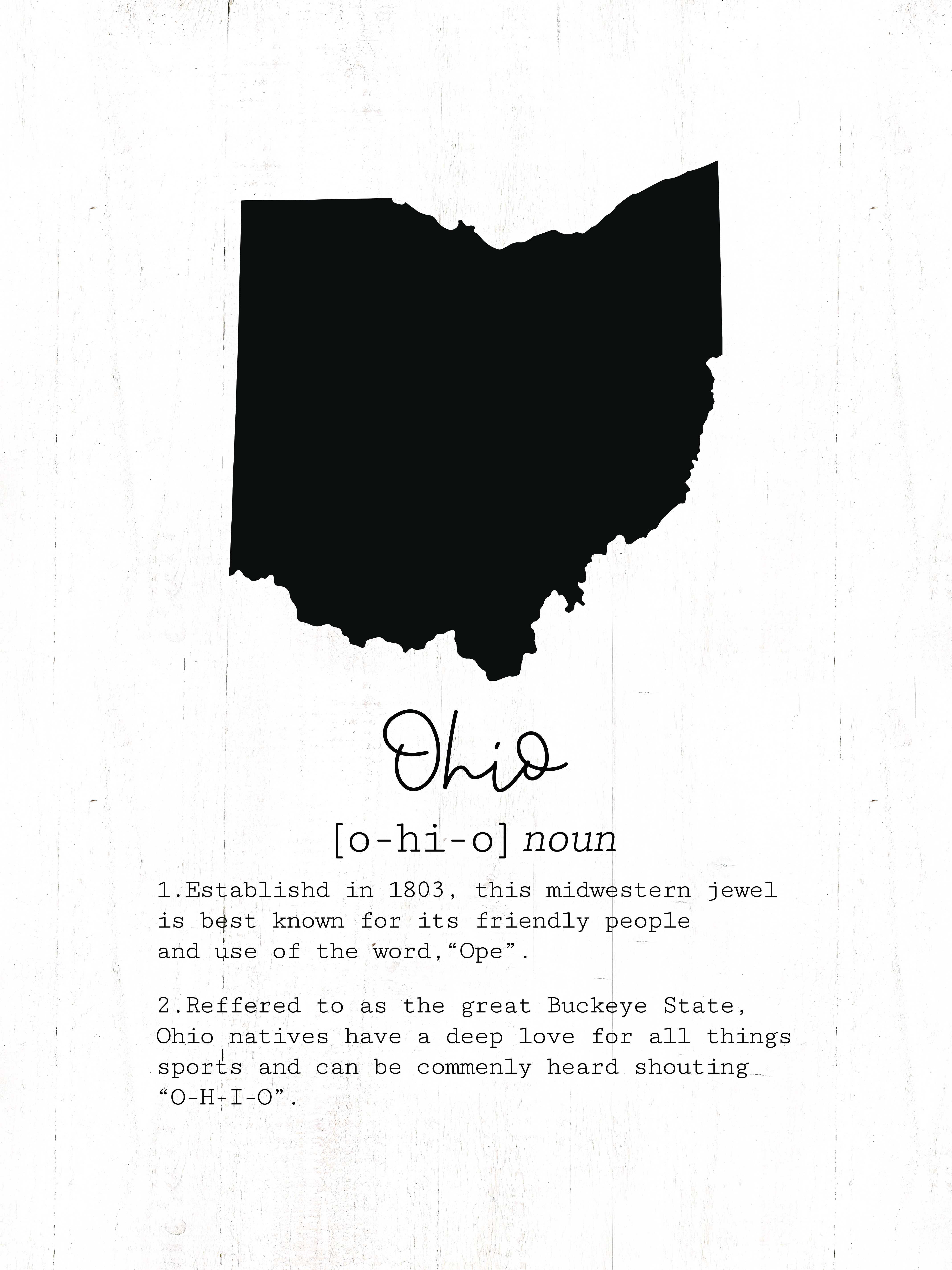 Trinx Black And White Ohio State Definition - Wayfair Canada