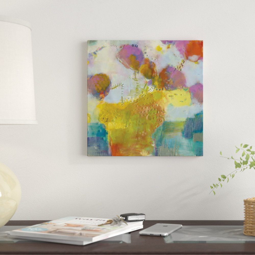 East Urban Home 'Floare IV' Print on Canvas - Wayfair Canada