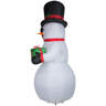 Gemmy Industries Airblown-Snowman w/Gift Box-Giant | Wayfair