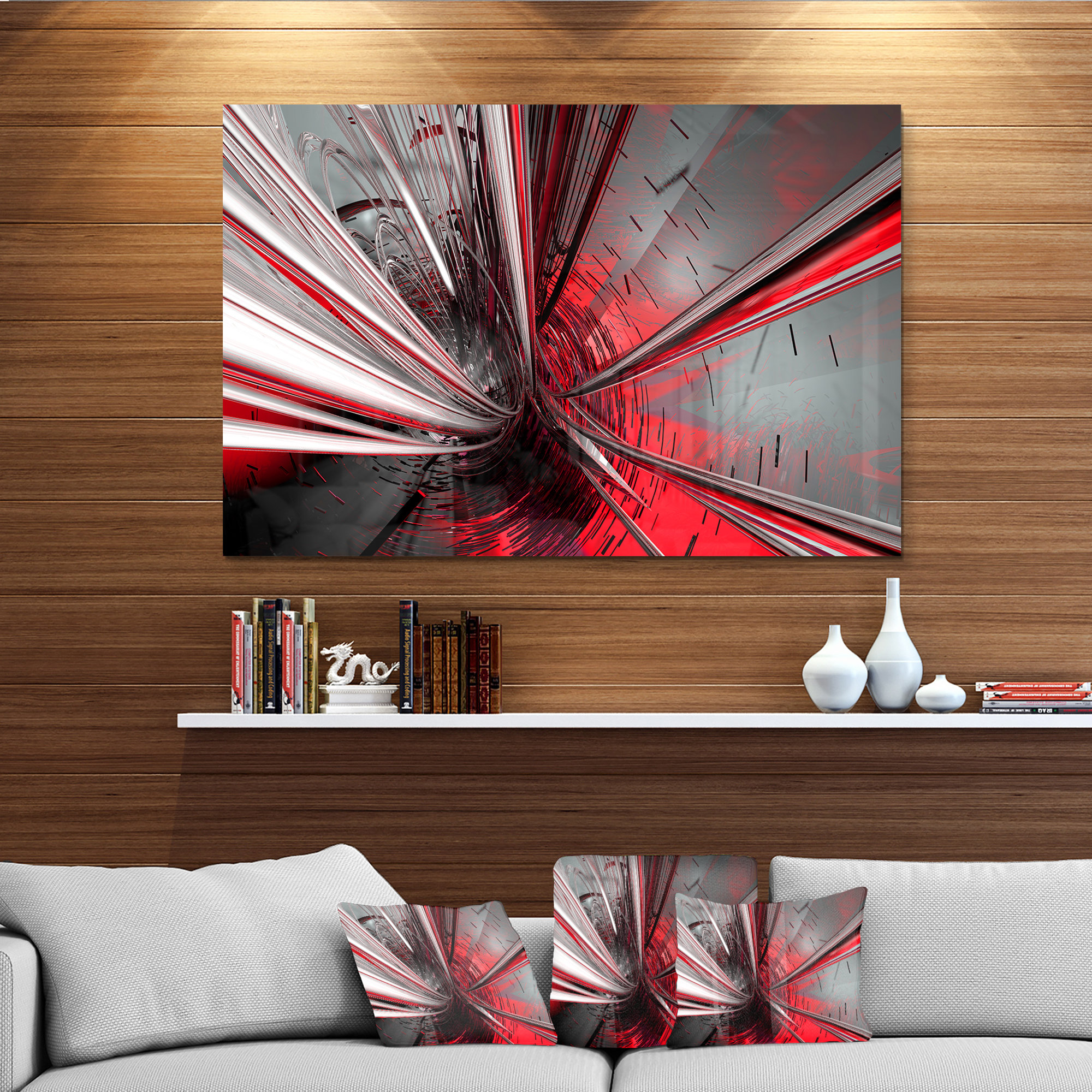 Wade Logan® Fractal 3D Deep into Middle - Graphic Art Print & Reviews ...