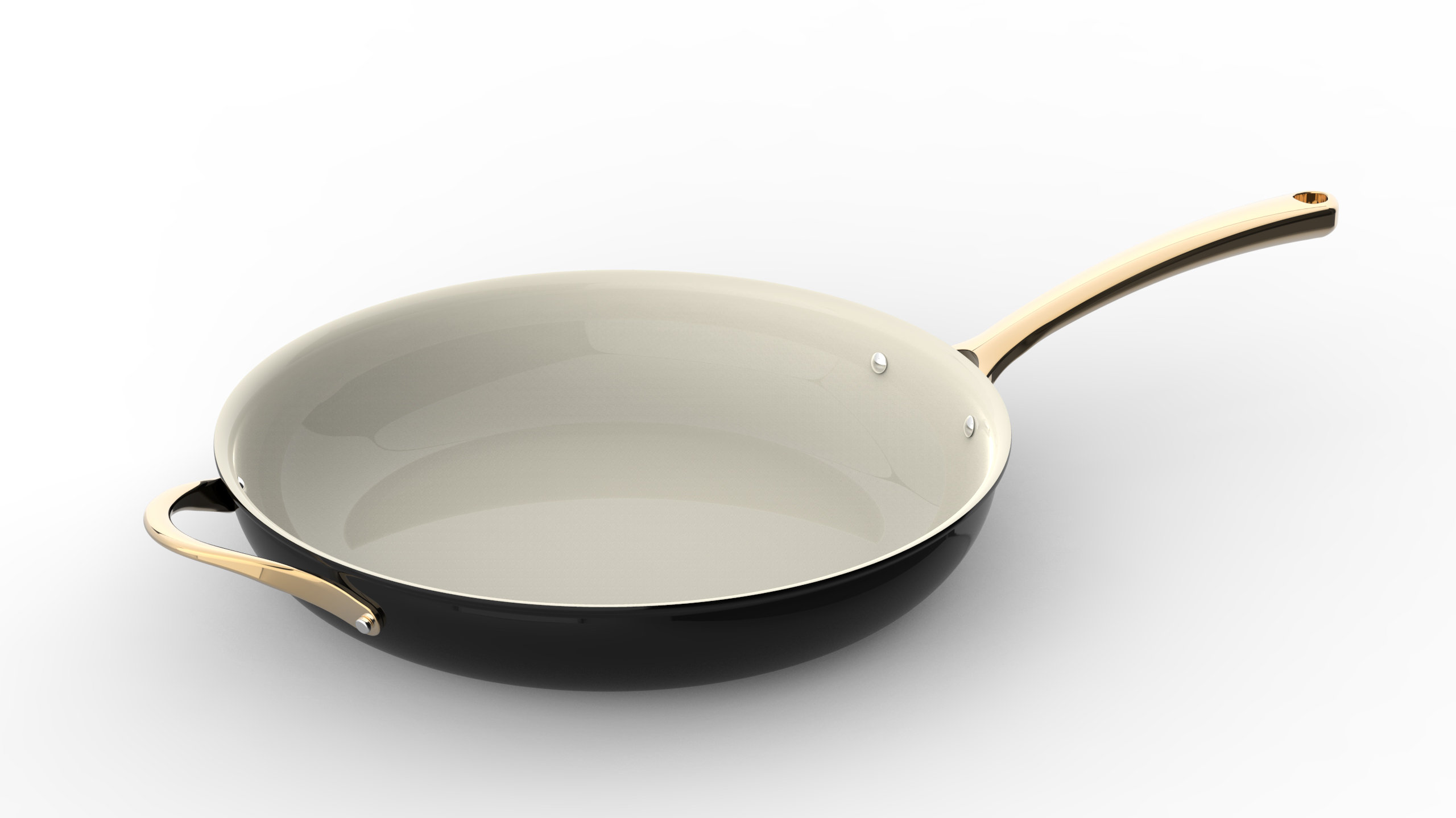 NutriChef 14 in. Non Stick Aluminum Frying Pan | Wayfair