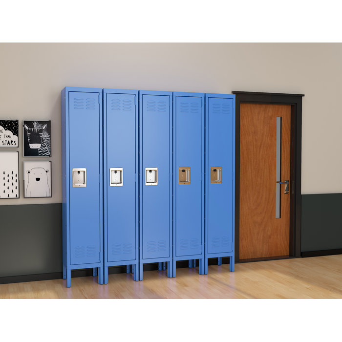 Steelcube Metal 1 - Tier 12'' Gym & Locker Room Locker with Padlock ...
