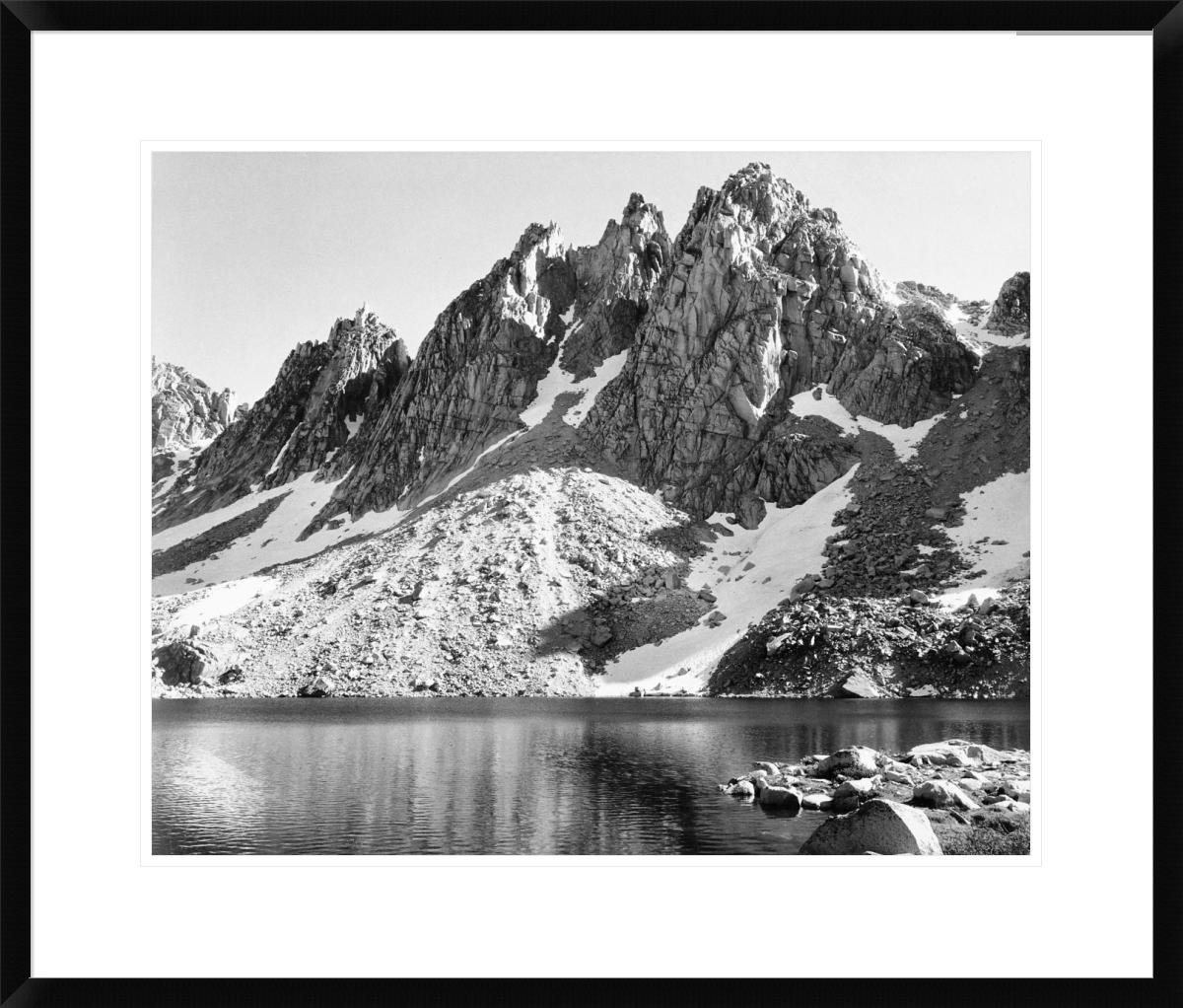 Vault W Artwork 'Kearsarge Pinnacles, Kings River Canyon, Proposed as a ...