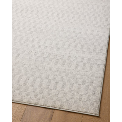 Foundry Select Ramsley Performance Ivory/Gray Rug | Wayfair