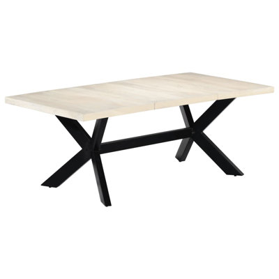 Union Rustic Dining Table Kitchen Table Dining Room Dinner Table Solid ...