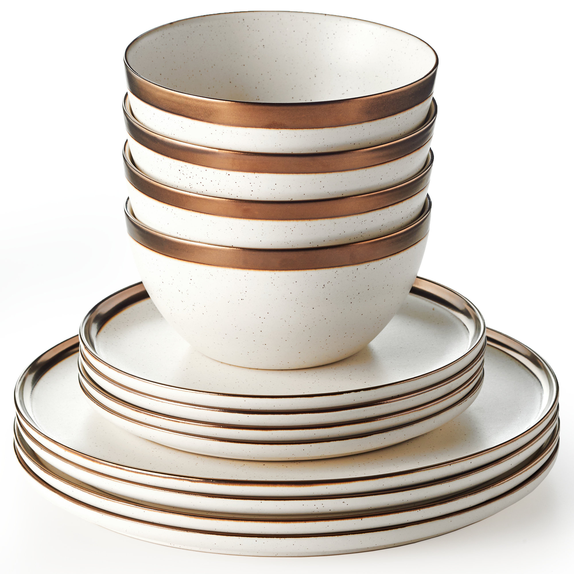 Maison Neuve Luna Collection by Maison Neuve Stoneware Dinnerware Set ...