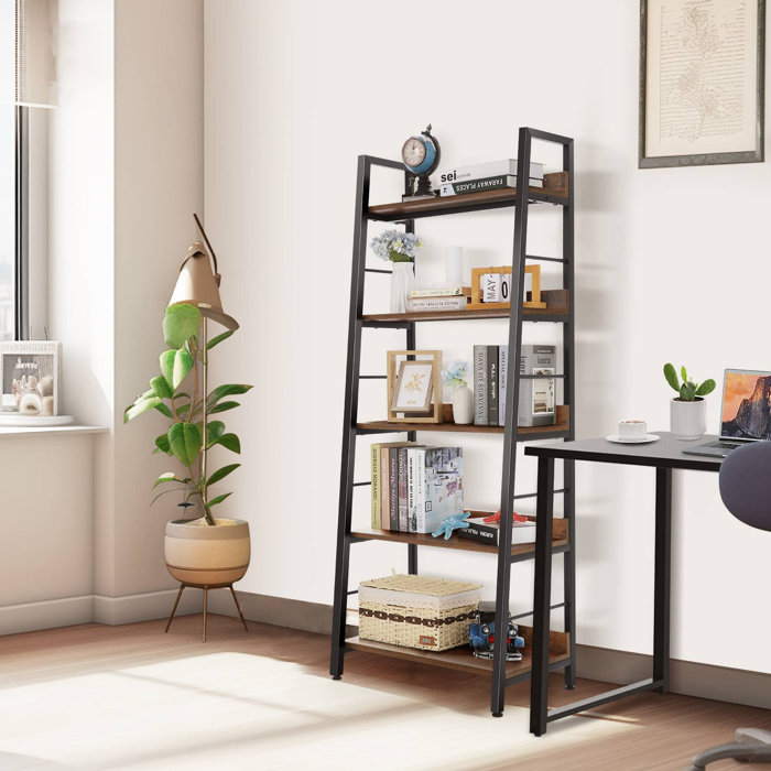 17 Stories Hasnath Ladder Bookcase & Reviews | Wayfair