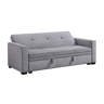 Latitude Run® Convertible Sofa With Hidden Storage Cup Holders Charging ...