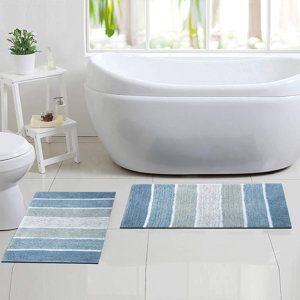 100% Cotton Bath Rugs & Mats You'll Love | Wayfair