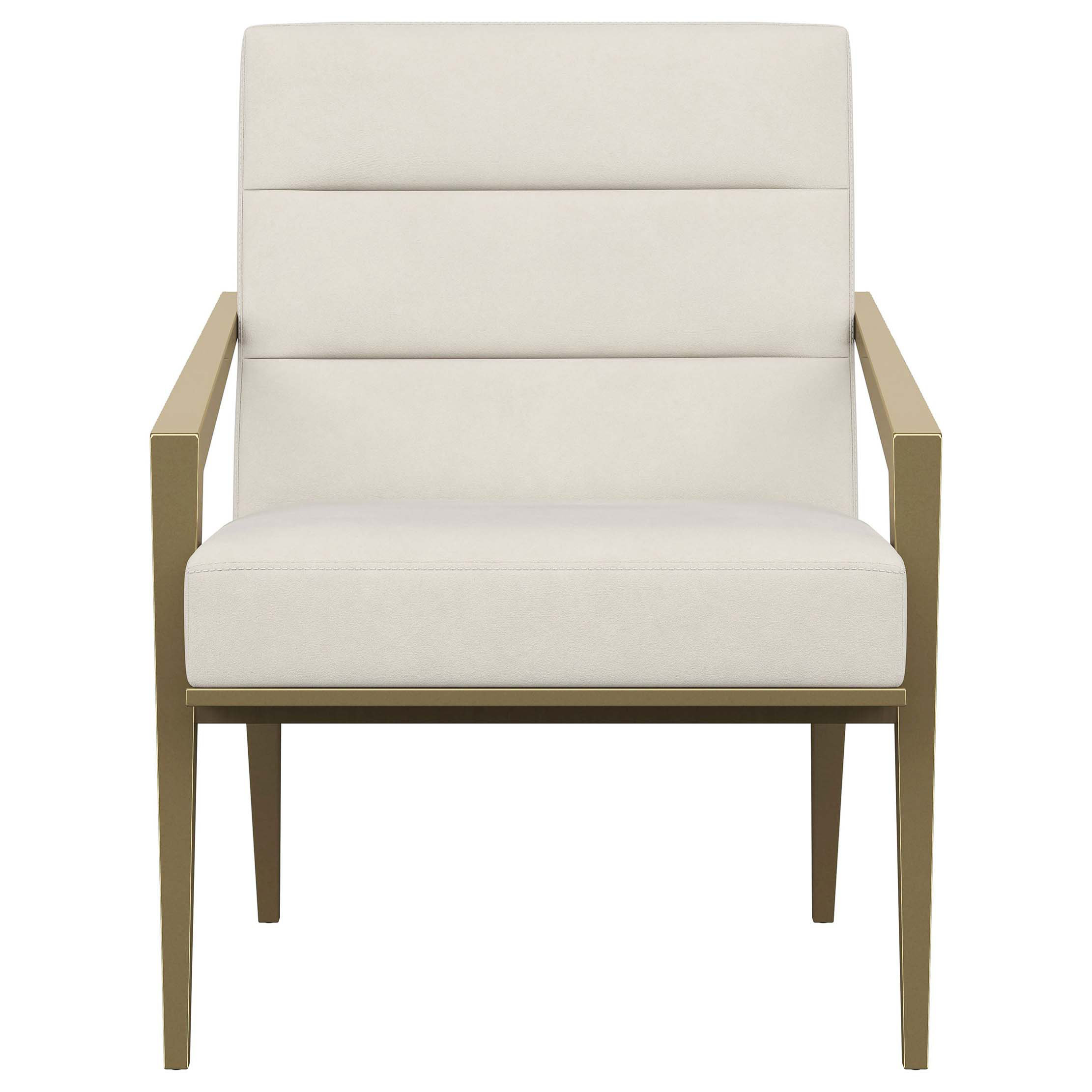 Orren Ellis 1Pc Modern Design Upholstered Metal Arm Accent Chair ...