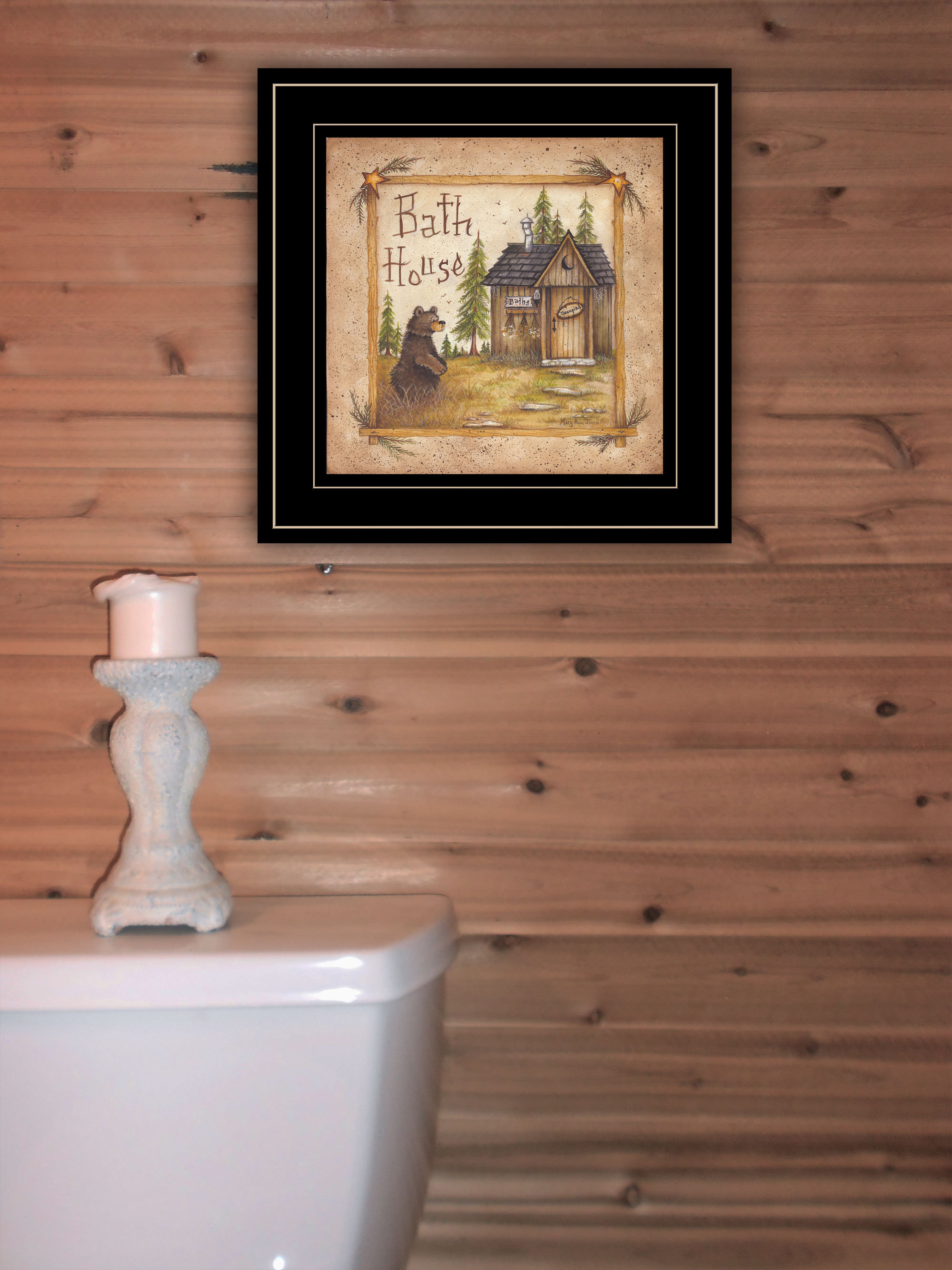 Millwood Pines Bath House Framed Wall Art for Bathroom Wall Décor ...