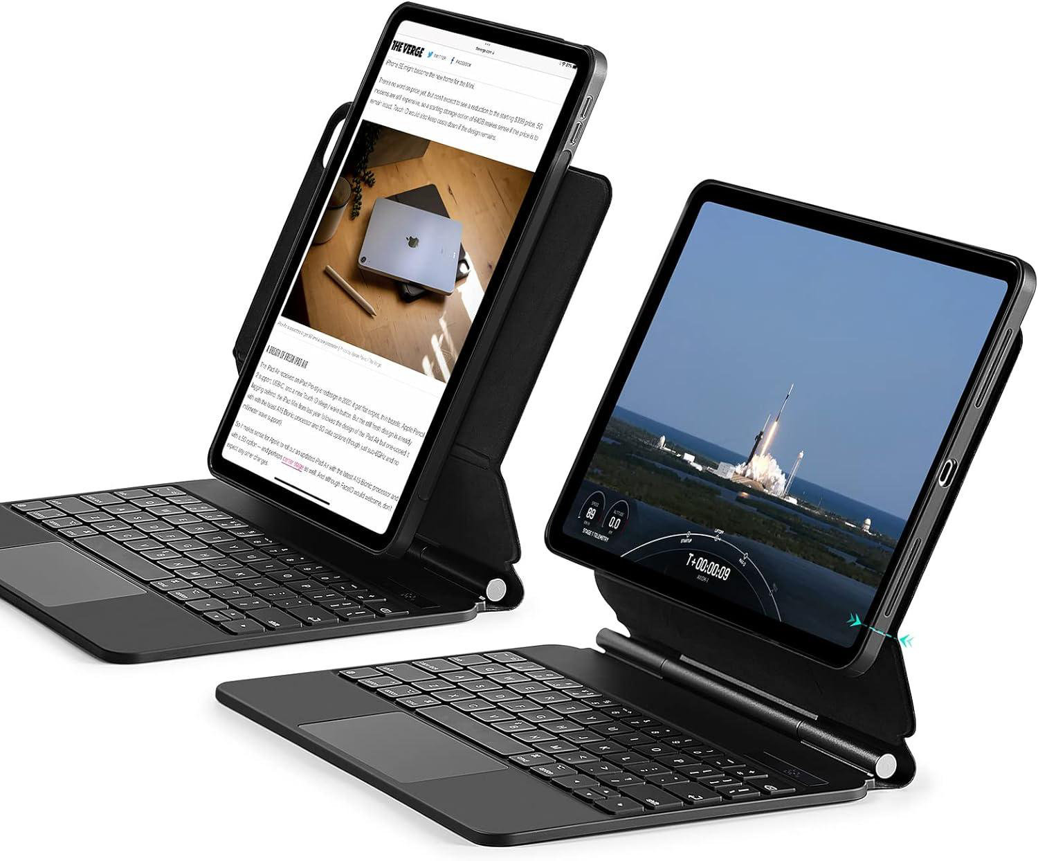 ESR Magnetic Keyboard Case 360, Compatible with iPad Pro 11 and Air 5/4 ...