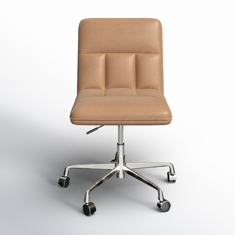 Birch Lane™ Leena Genuine Leather Task Chair | Wayfair