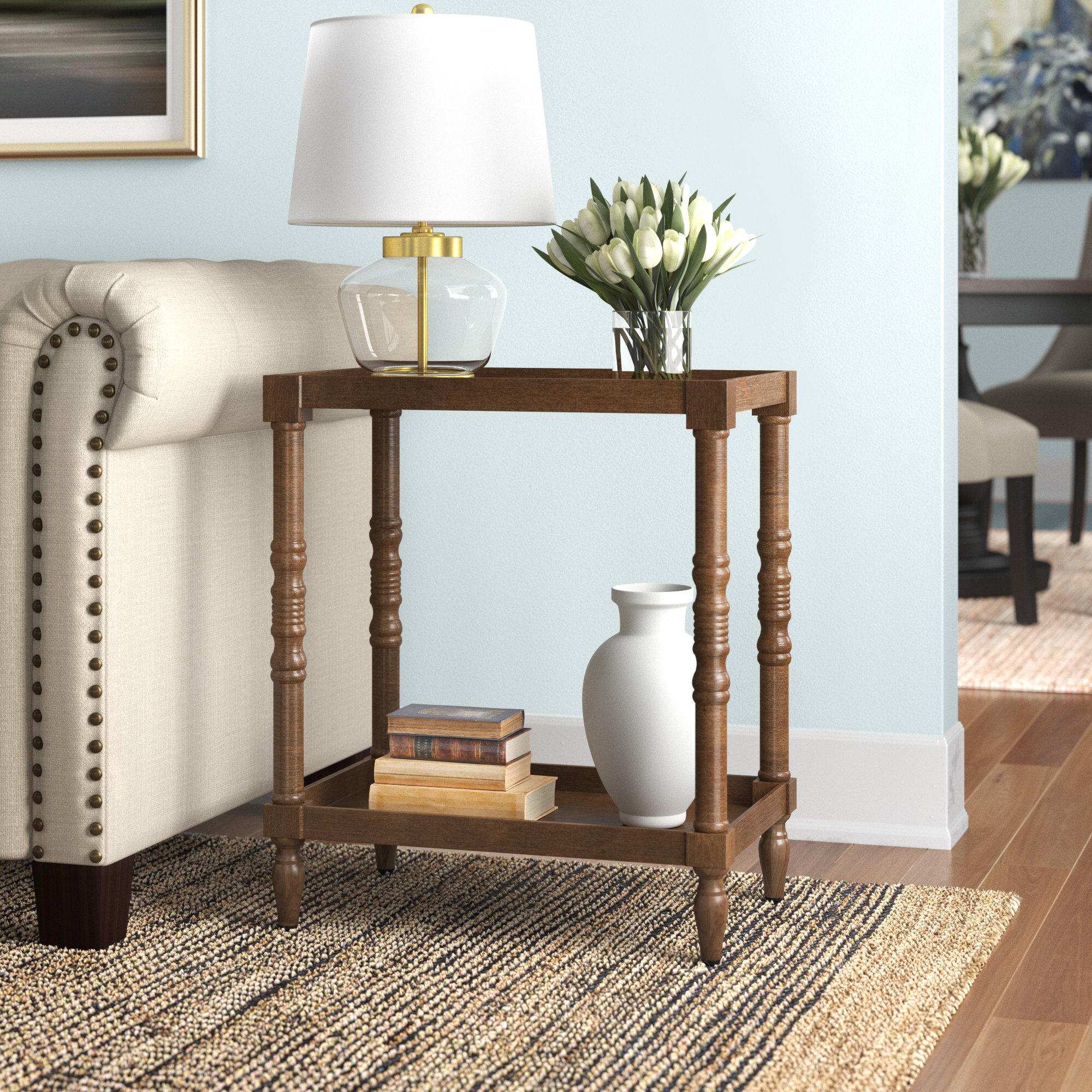 Three Posts™ Bublitz End Table with Storage & Reviews | Wayfair