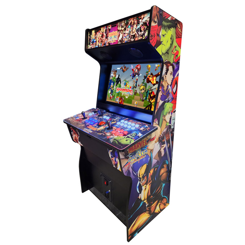 N2fun Mame/Hyperspin Marvel Vs Capcom Upright Arcade Game | Wayfair