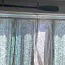 Peri Home Gates Tufted Chenille Rod Pocket Curtain Panel Pair White ...