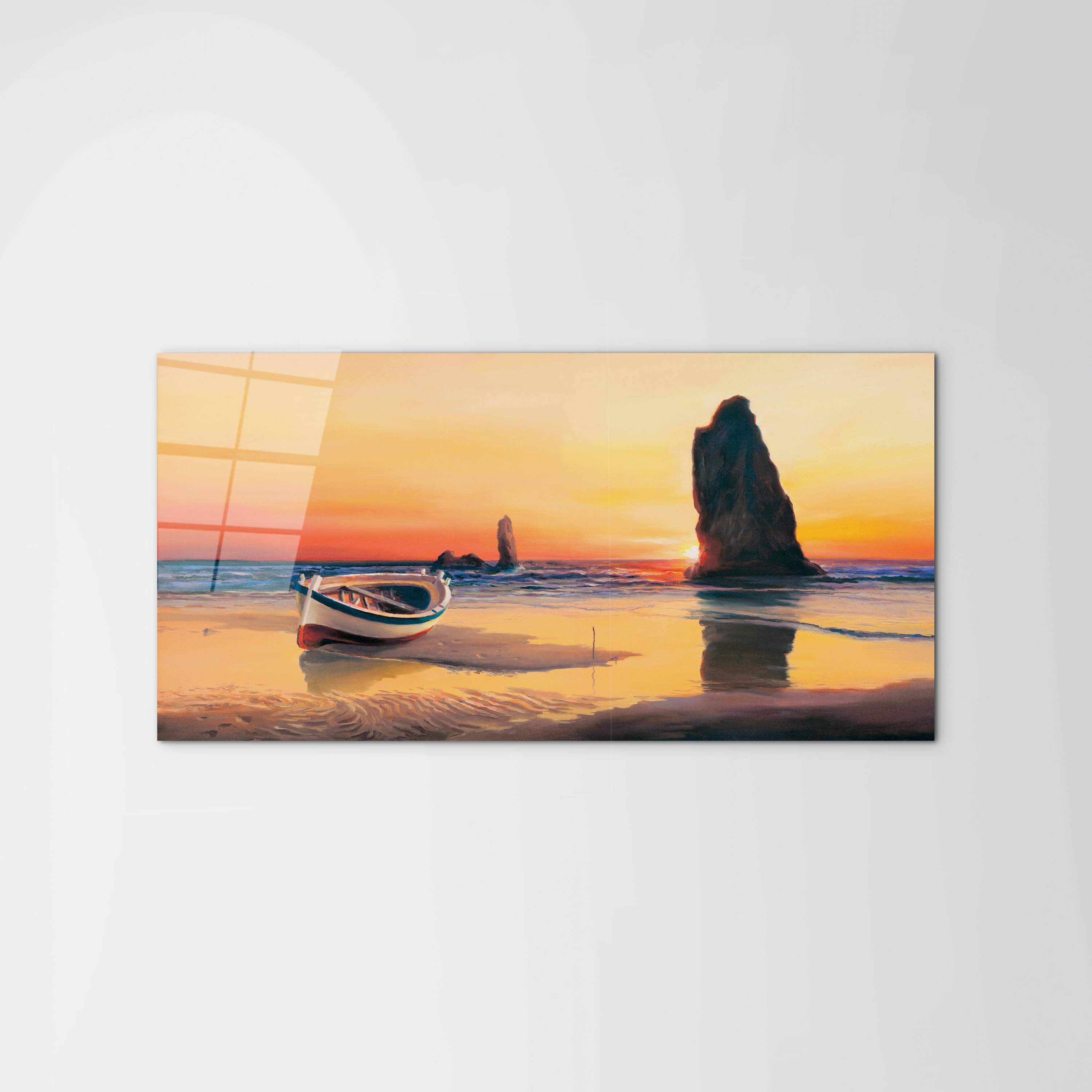 Rosalind Wheeler Sunshine Rock by Art Studio 50cm H x 100cm W High ...