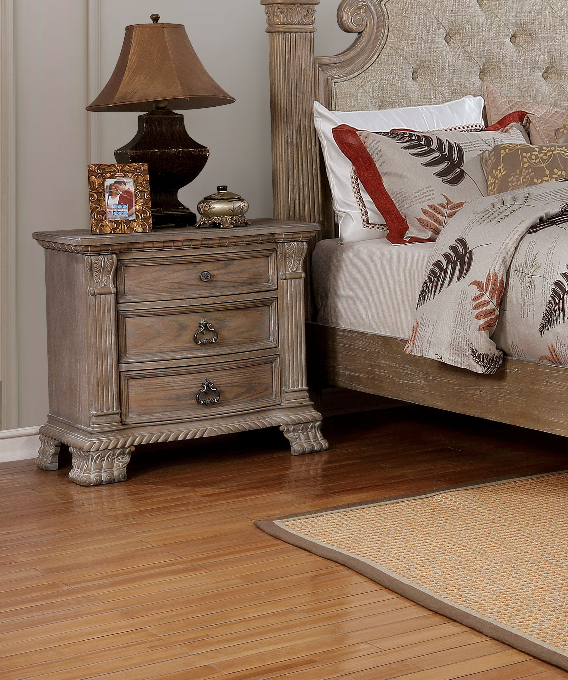 Rosdorf Park Kaydence 3 Drawer Nightstand | Wayfair