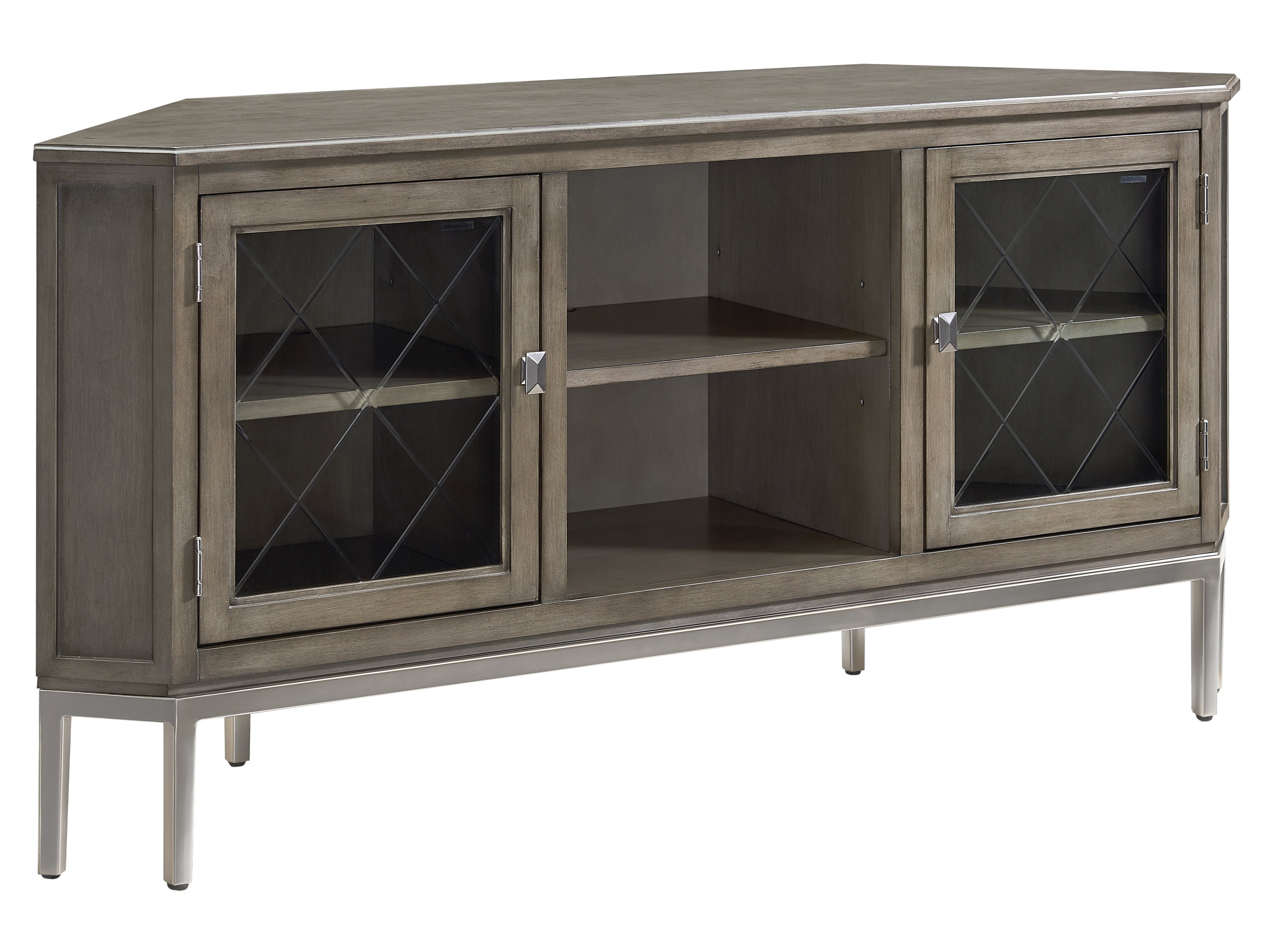 Winston Porter Corner TV Stand for TVs up to 60" & Reviews | Wayfair