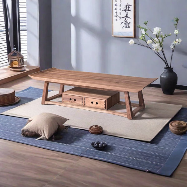 jessica High-end Walnut Upside-down End Table Coffee Table | Wayfair