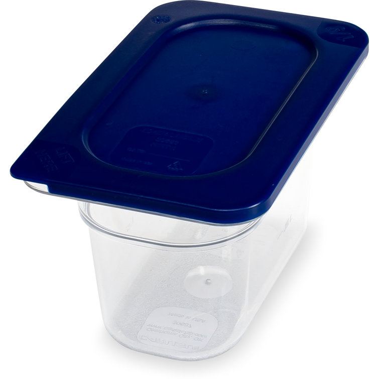 Carlisle Food Service Products Rectangle Plastic Food Storage Container ...