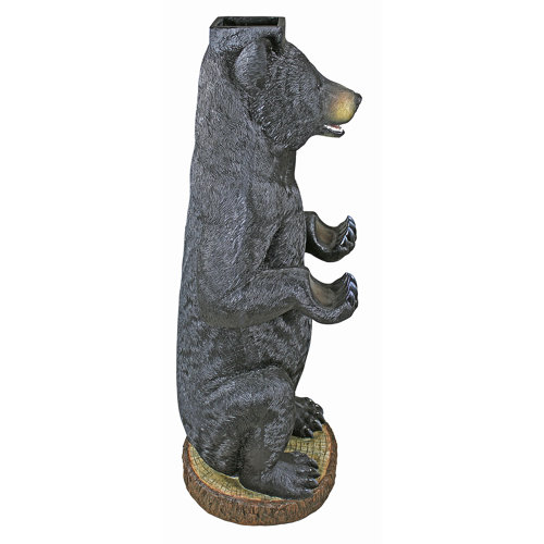 Design Toscano Postal Bear Mailbox Post Sleeve Statue & Reviews | Wayfair