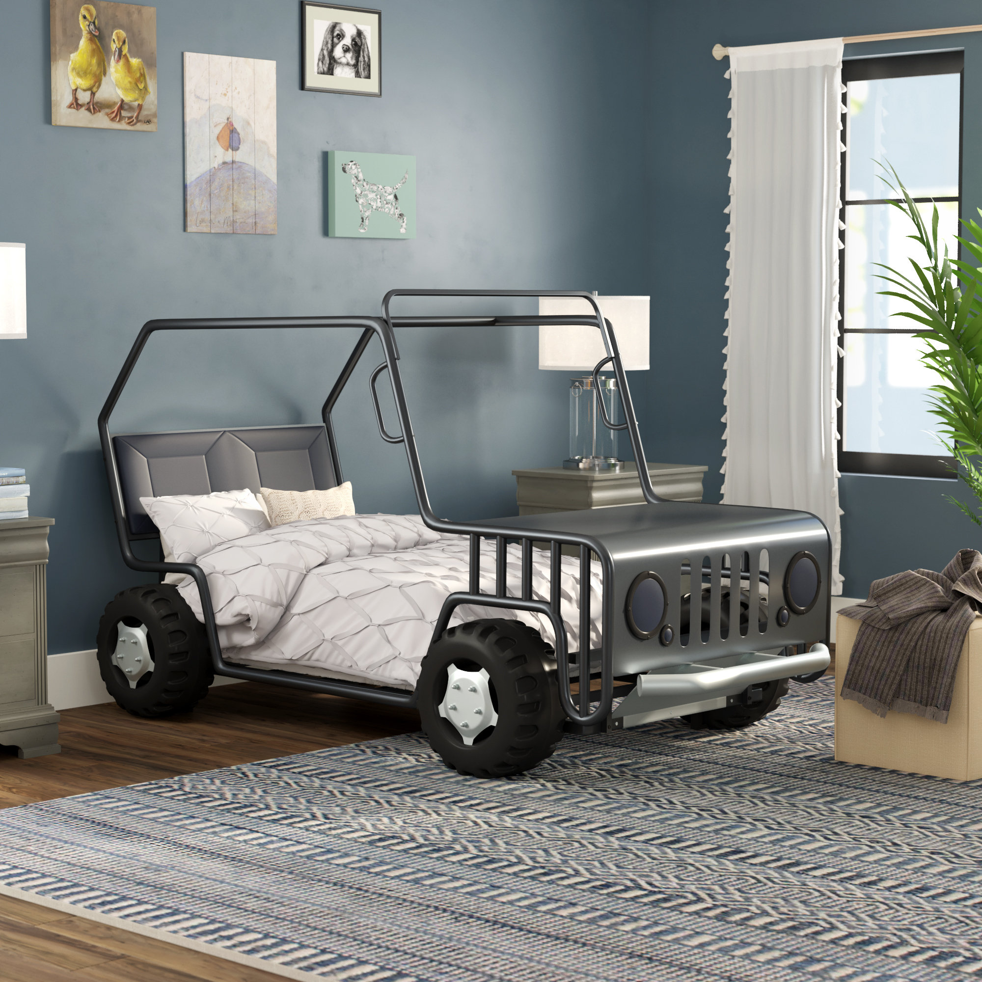 Hokku Designs Off Road Twin Car Bed & Reviews | Wayfair