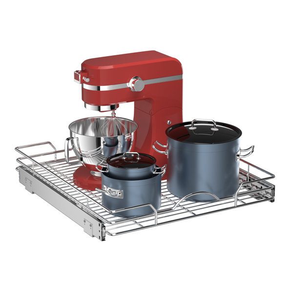 Rebrilliant Miachel Wire Pull Out Cabinet Drawer Basket & Reviews | Wayfair