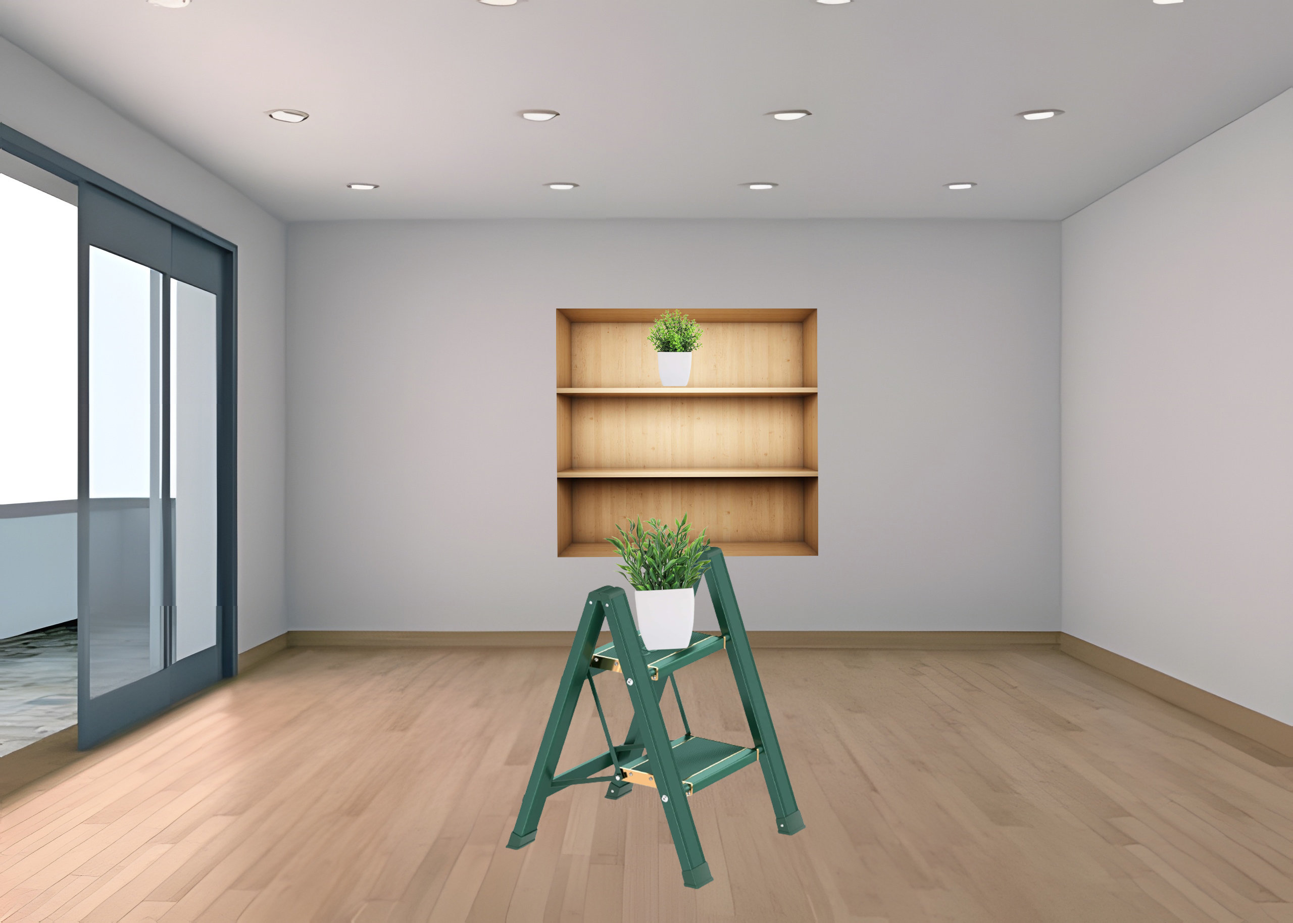 WFX Utility™ Aluminum Small Step Ladder - Wayfair Canada