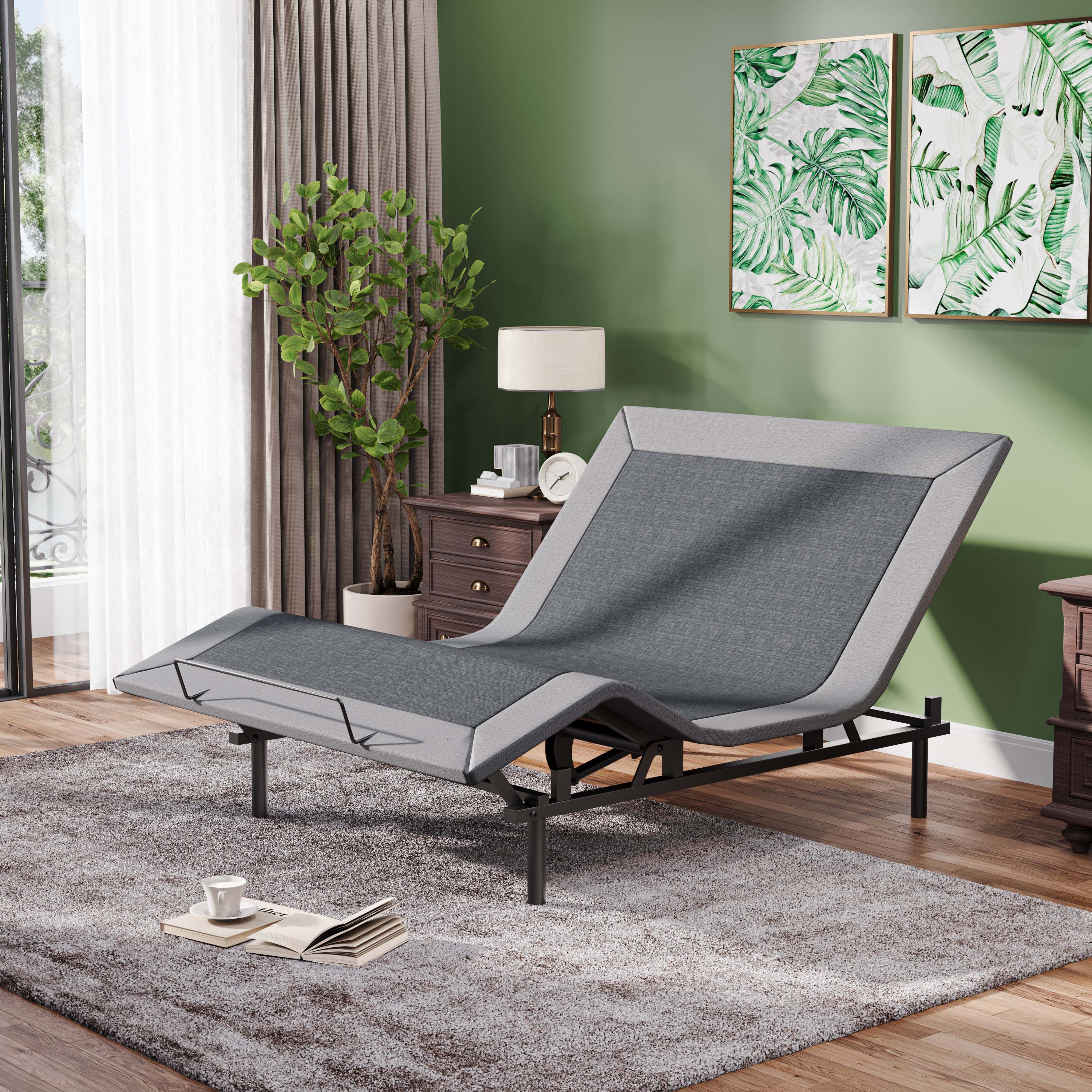 Alwyn Home Zero Gravity Adjustable Bed Base With Wireless Remote | Wayfair