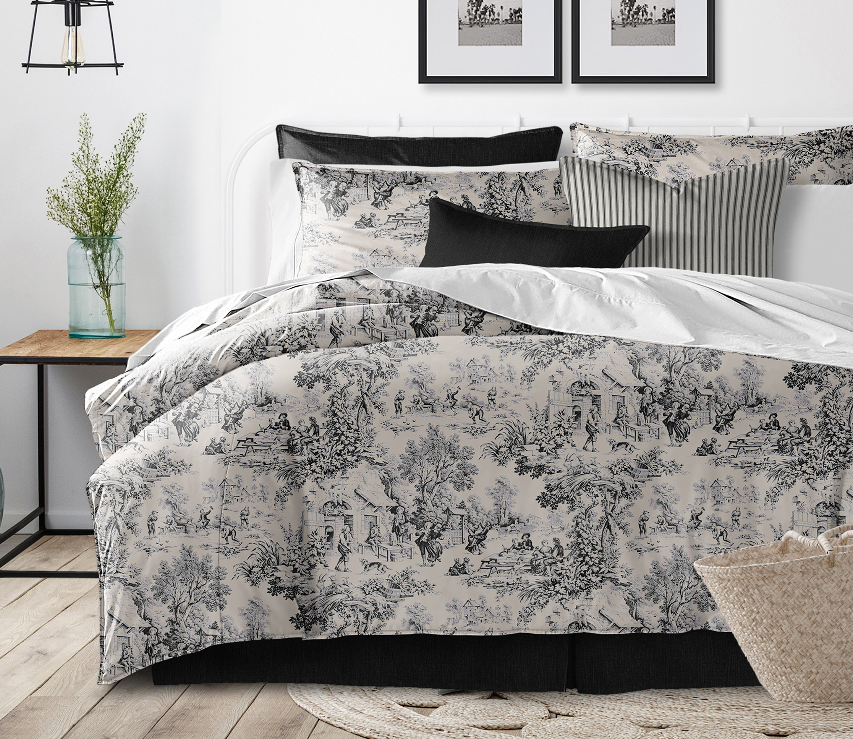 The Tailor's Bed Elysees Cotton Toile Comforter Set & Reviews | Wayfair