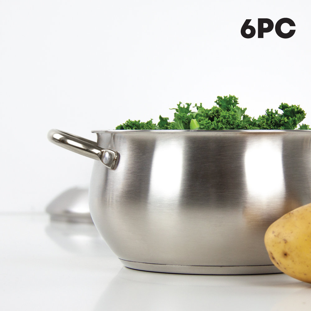 SQ Professional Lustro Apple 12 - Piece Stainless Steel (18/10 ...