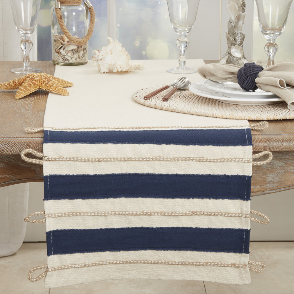 Saro Coastal Retreat Rope Applique Table Runner & Reviews - Wayfair Canada