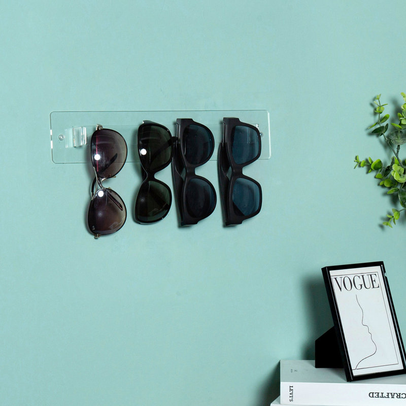 Rebrilliant Wall Acrylic Sunglass Organizer Rack | Wayfair