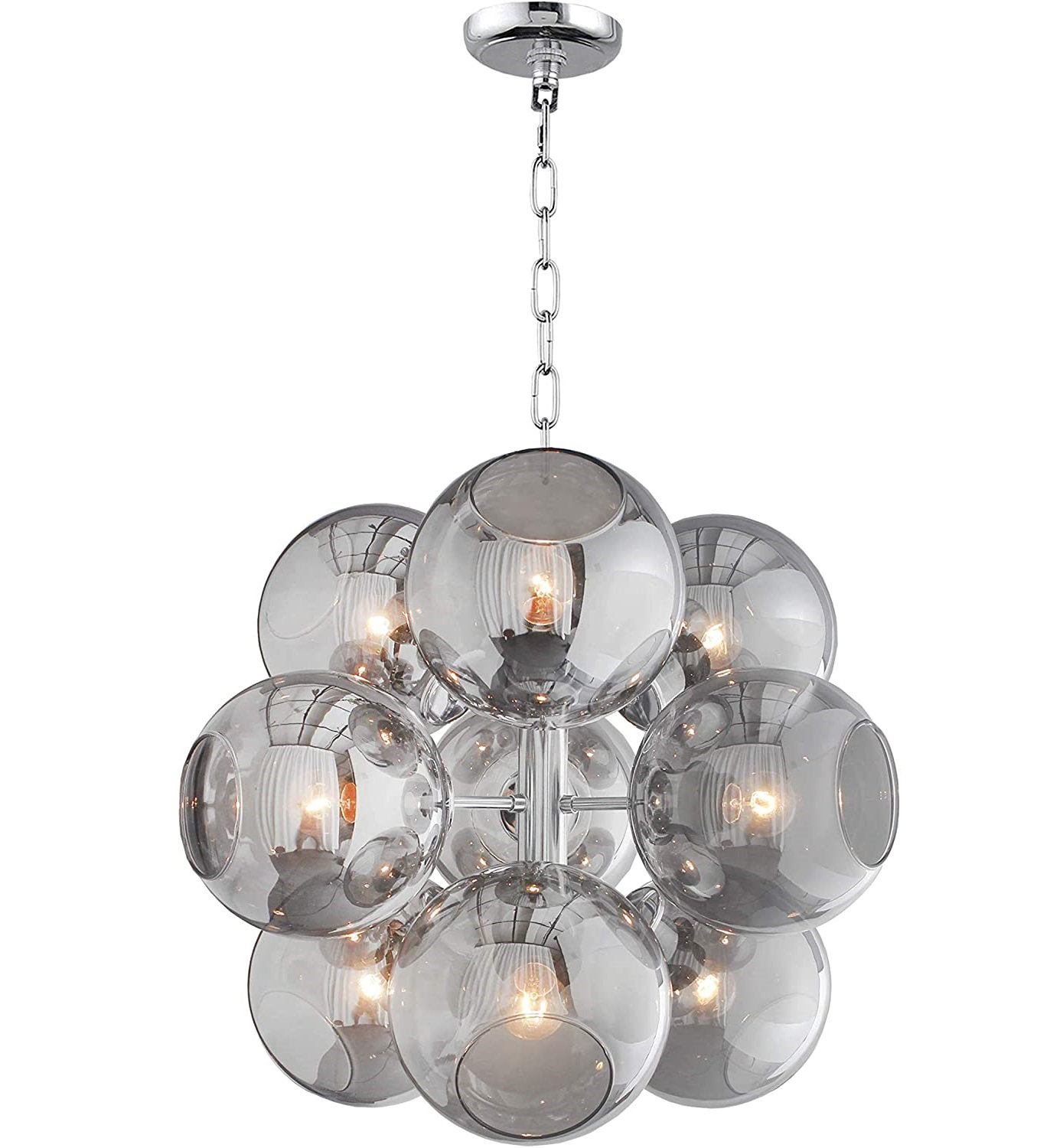 Wrought Studio™ Slaymaker 9 - Light Sputnik Modern Linear Chandelier ...