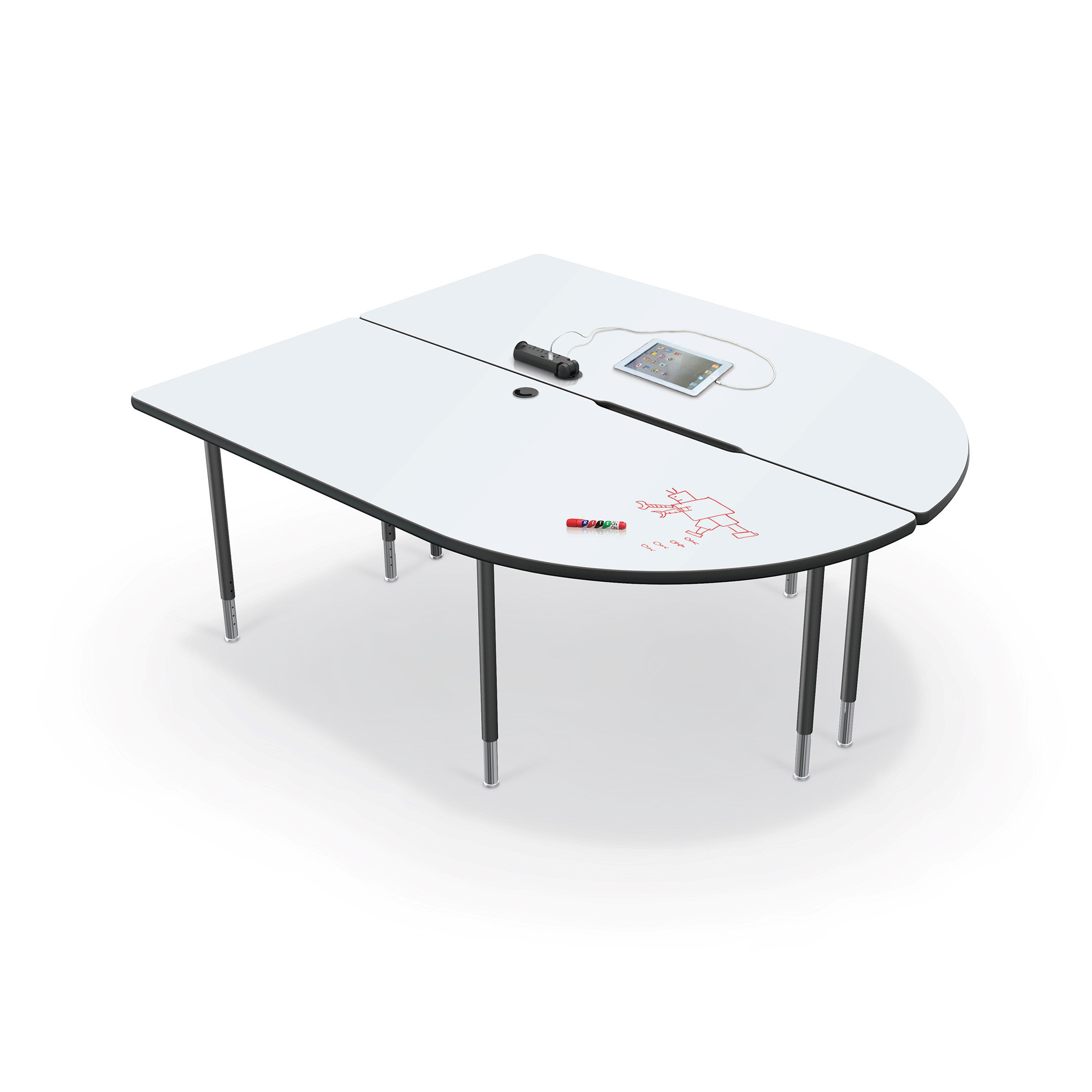 MooreCo Hierarchy Height Adjustable Training Table | Wayfair