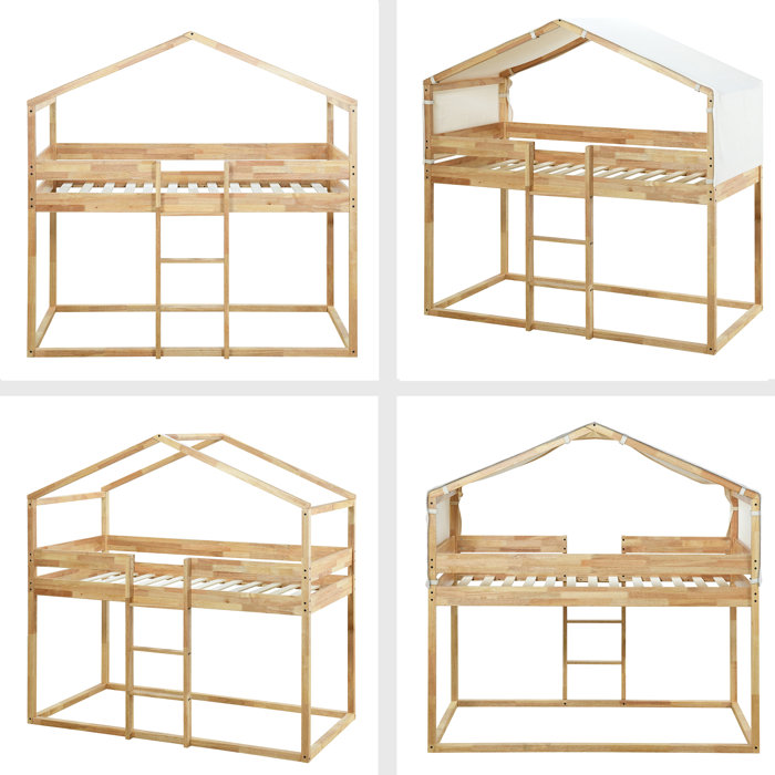 Isabelle & Max™ Seager Kids Twin Over Twin Bunk Bed | Wayfair