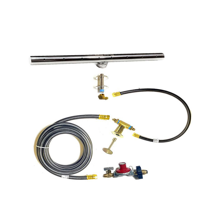 Easy Fire Pits Deluxe Propane Fire Pit Connection Kit and Lifetime ...