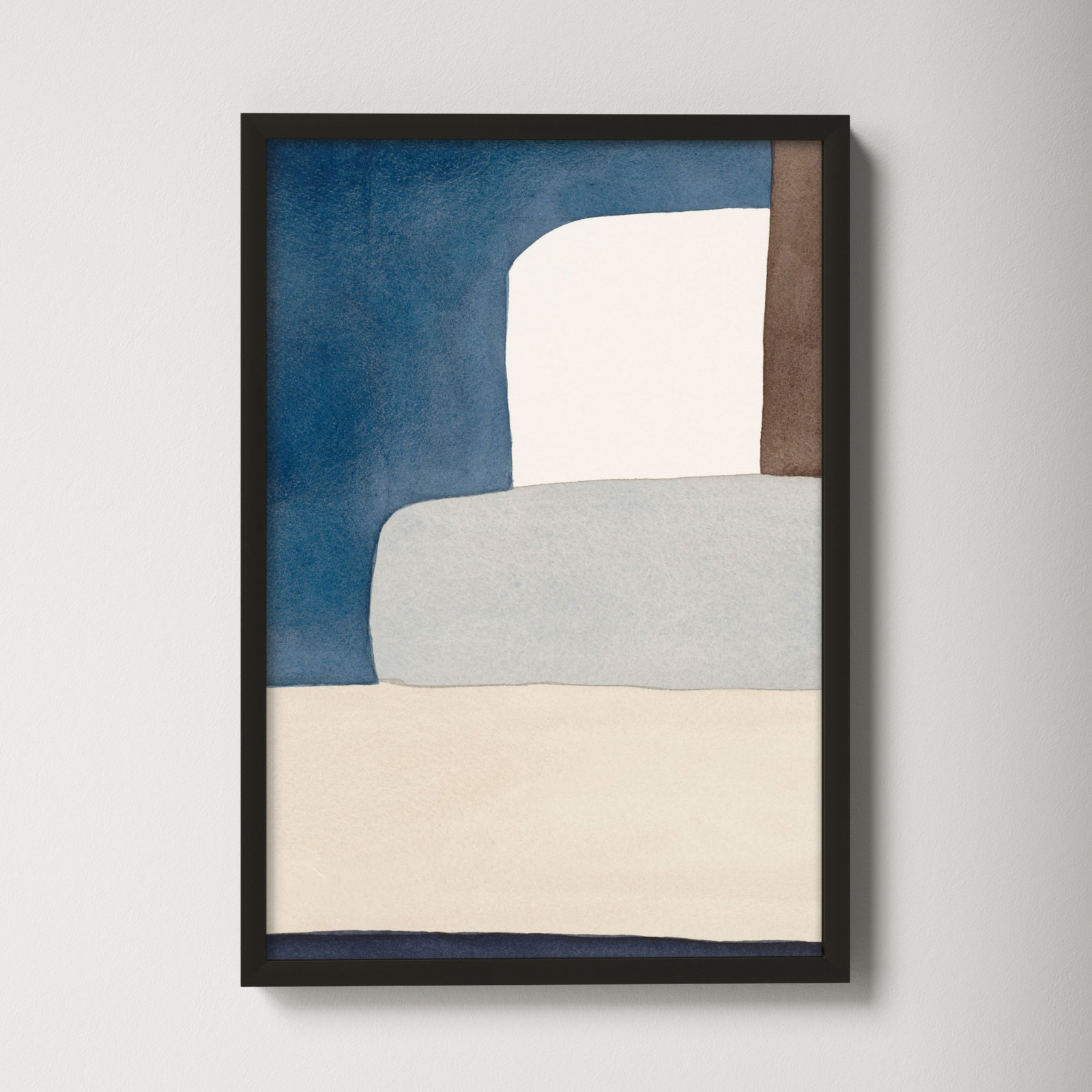 AllModern Divided Distant Blue by Julia Balfour - Picture Frame ...