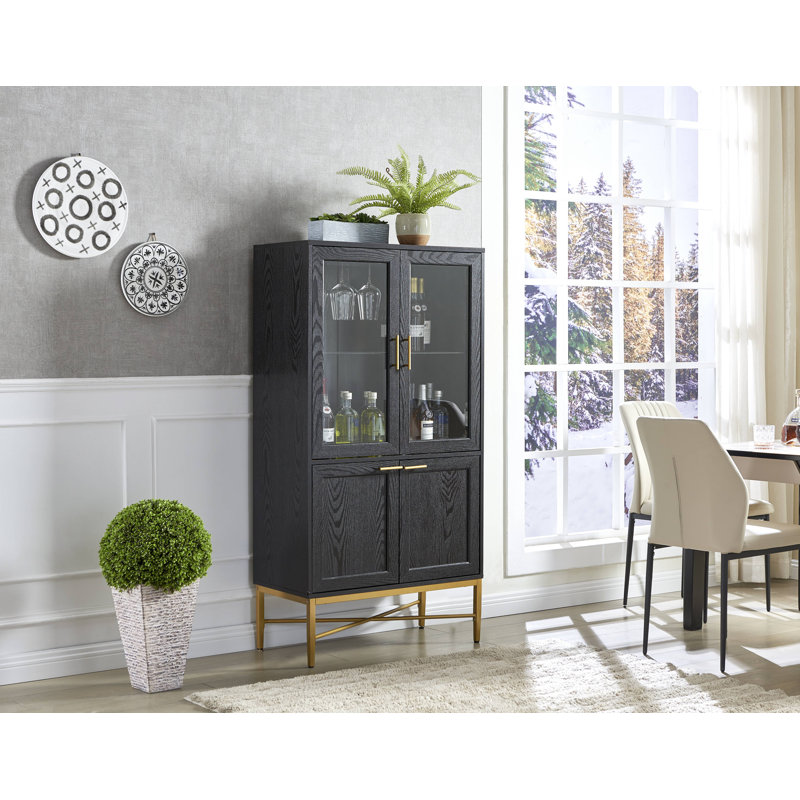 Willa Arlo Interiors Wattson 31.5'' Bar Cabinet & Reviews | Wayfair