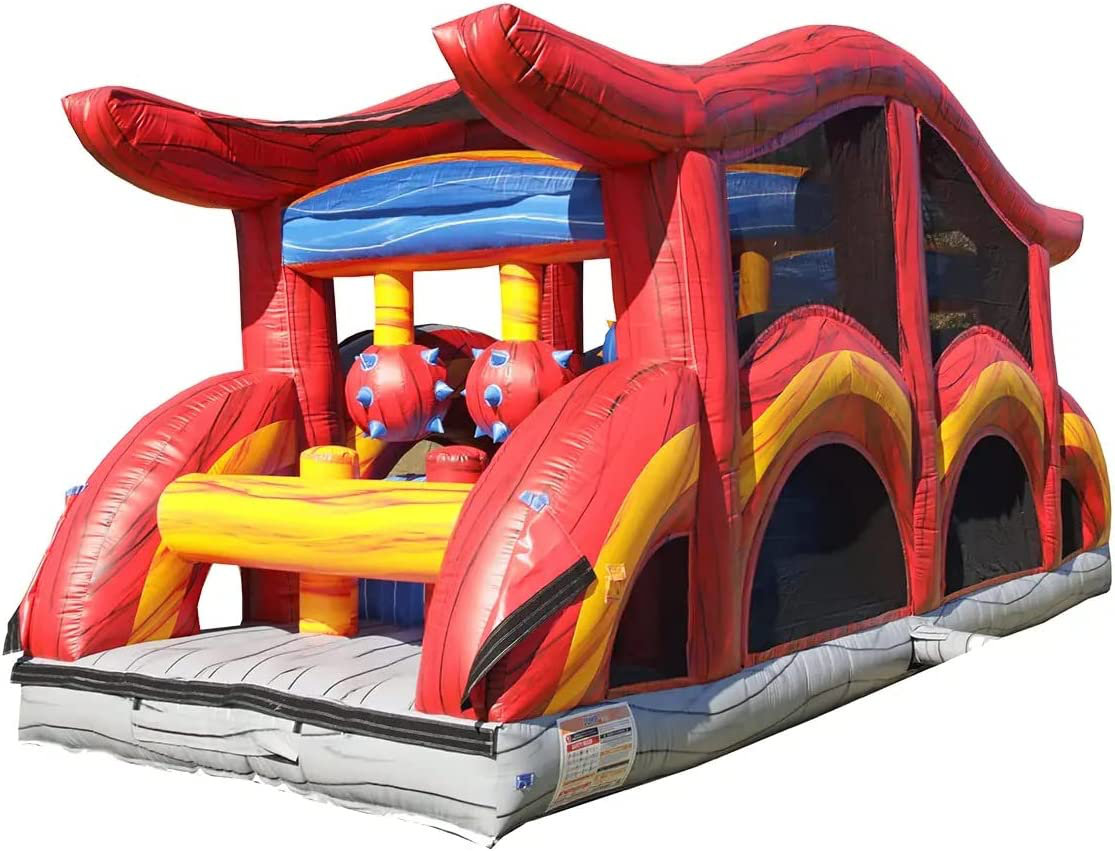 JumpOrange Shadow Obstacle Course Bounce House for Kids and Adults ...