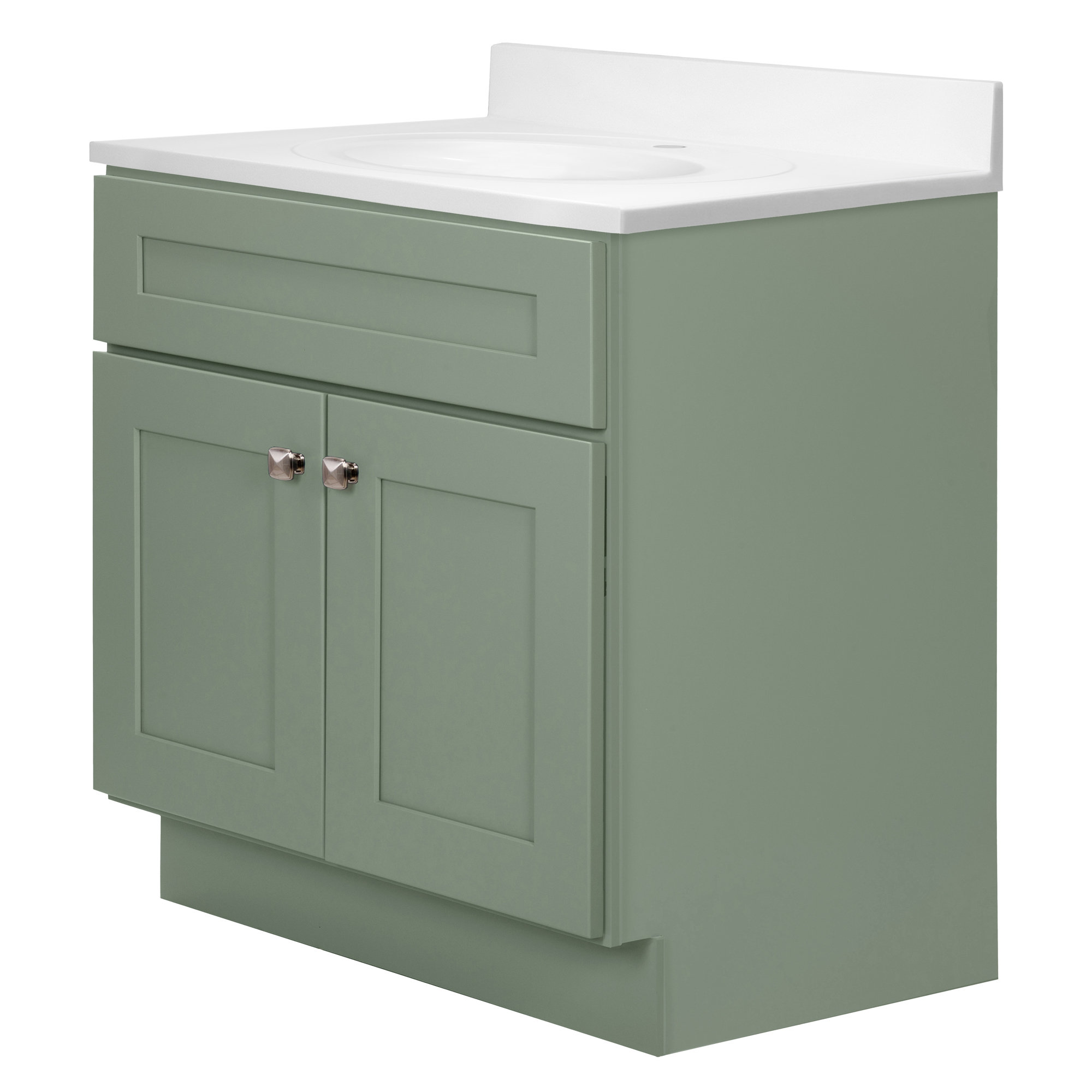 Design House Brookings 31 Inch Bathroom Vanity with Top, Fully ...